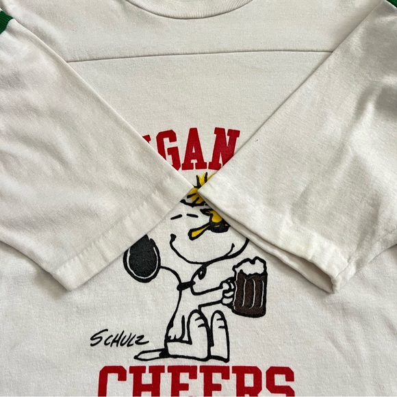 Artex | Shirts | Vintage 7s Artex Peanuts Michigan State Snoopy Cheers ...